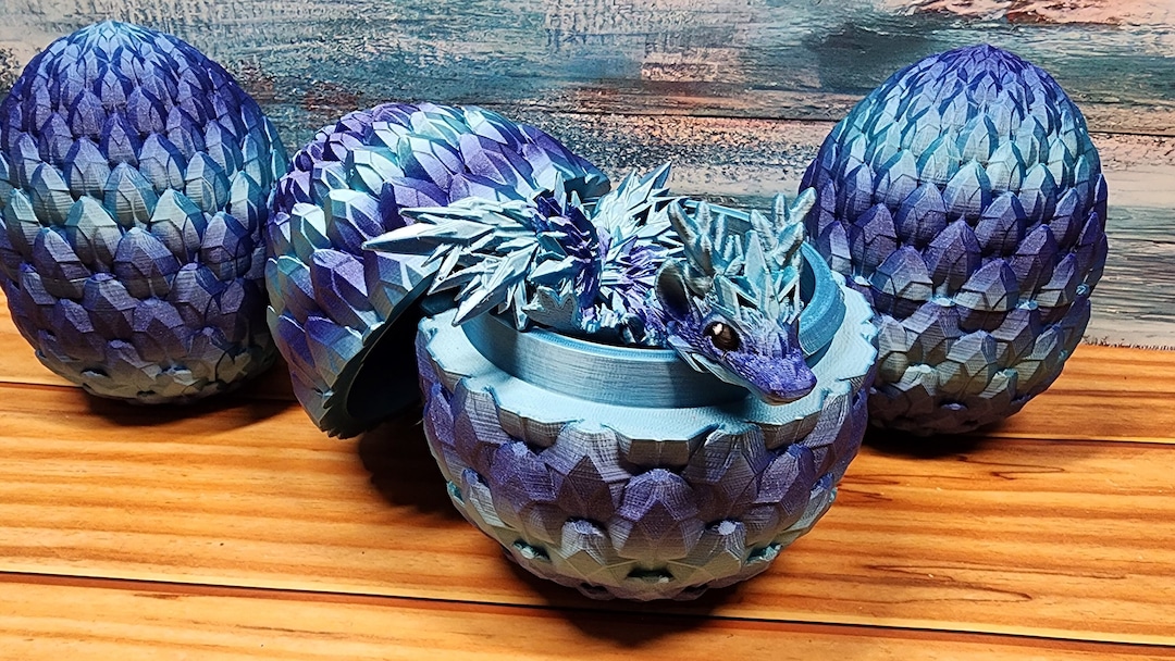 Winter Special Dragon Egg and Dragon Combo Articulated Dragons Mystery ...