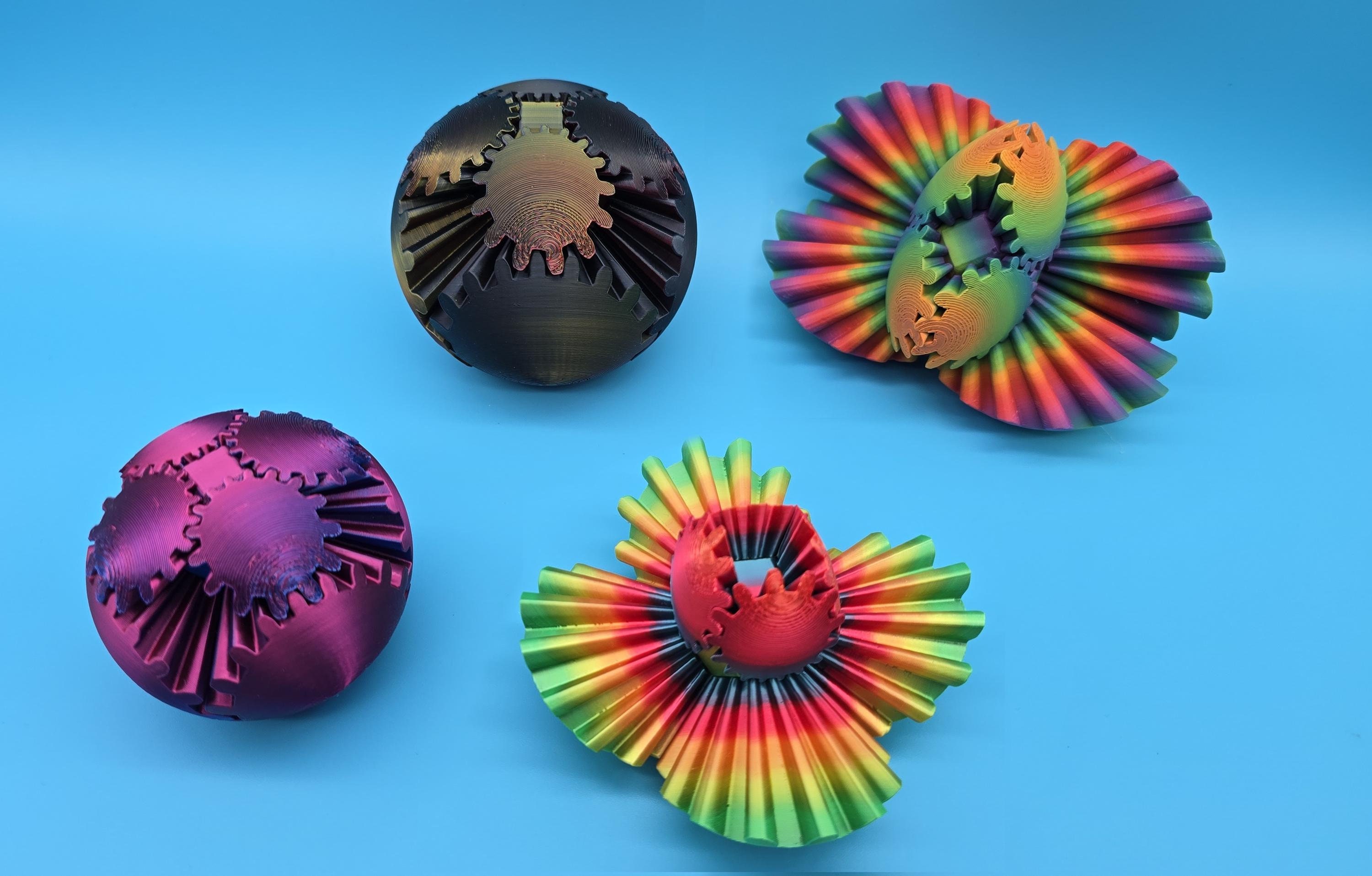 Gear Ball - 2 Sizes in the Hottest Colors - Addicting Articulated ...