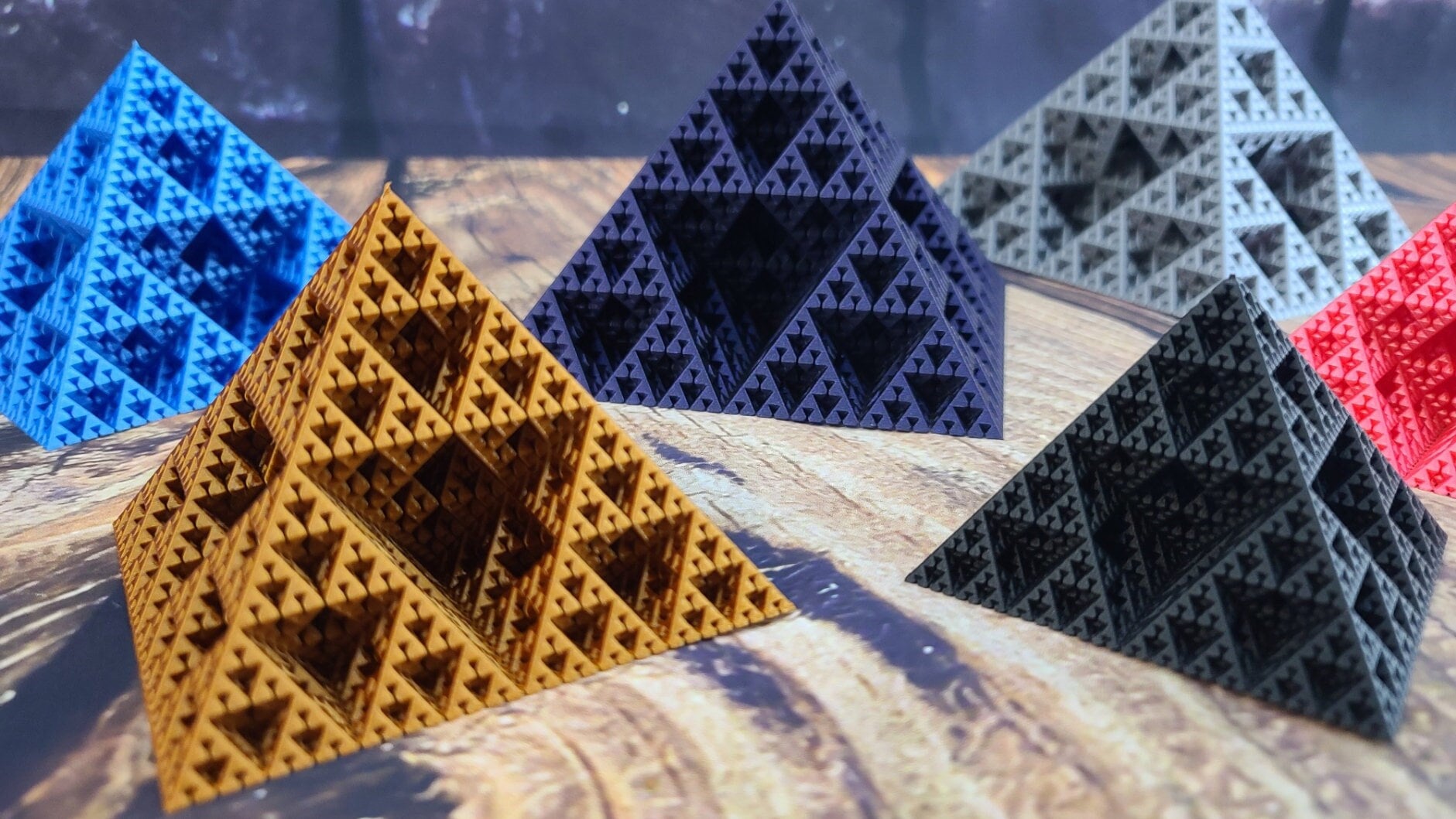 Fractal Pyramid 1296 Total Pyramids Choose Size and From | Etsy