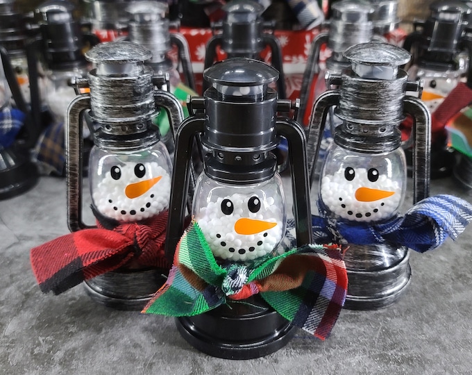 Snowman Lanterns (lights Up!) - Christmas - Snowman - Stocking Stuffer ...