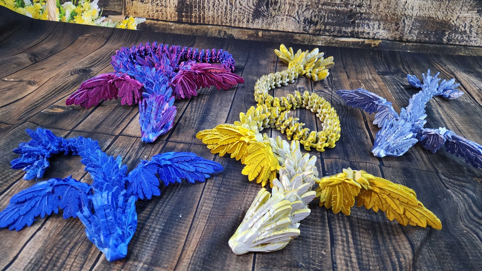 Discounted Fidgets Crystal Dragons / Slugs / T-rex / - Etsy Canada