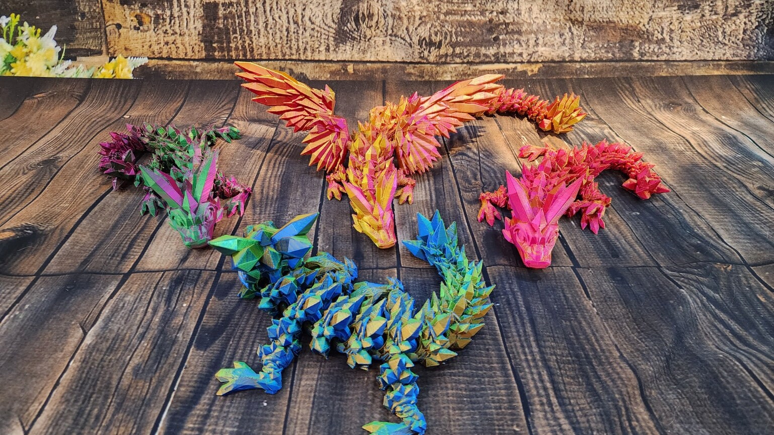 Discounted Fidgets Crystal Dragons / Slugs / T-rex / - Etsy Canada