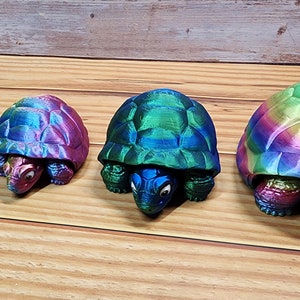 Articulated Tortoise - Retractable Head + Feet - 4 Sizes & Lots of ...