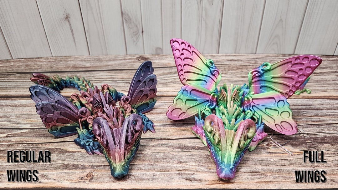Magic Baby Butterfly Dragon - 2 Styles, 3 Sizes - 80+ Colors - 3d ...