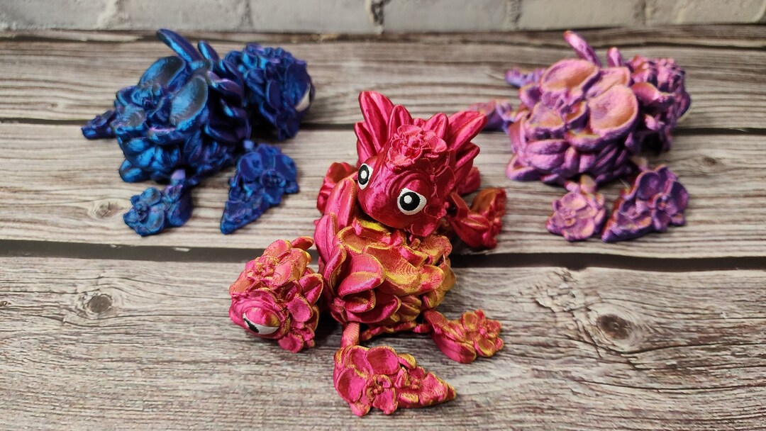 Orchid Turtle Orchurtle Articulated Sensory Toy 3 Sizes - Etsy UK