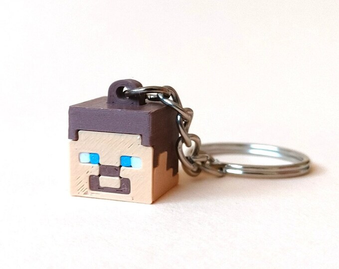 Minecraft Steve Keychain | 3D Print Accessories, Gaming Decoration ...
