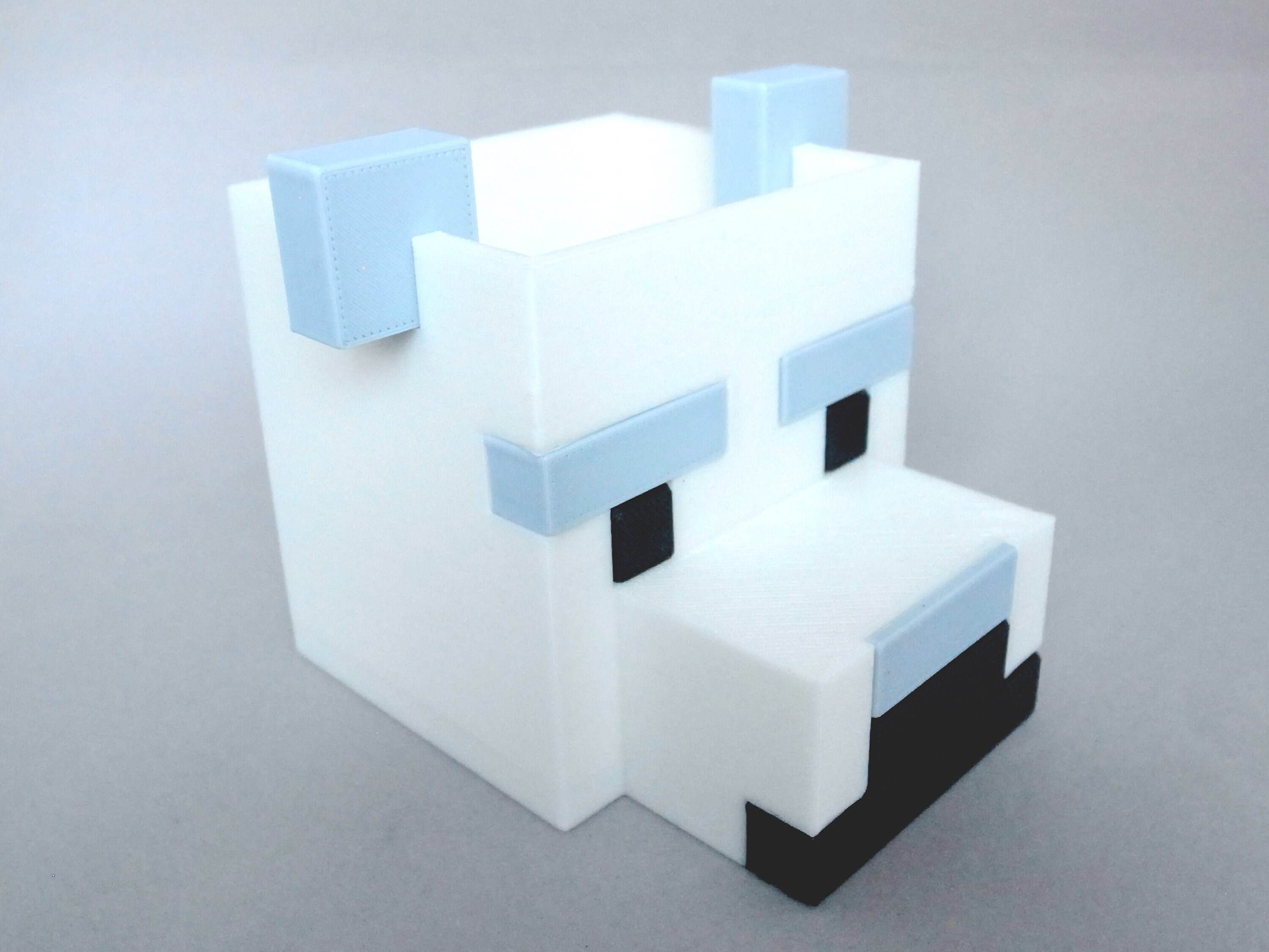 Minecraft Polar Bear Planter 3D Printed Plant Pot/eisbär - Etsy