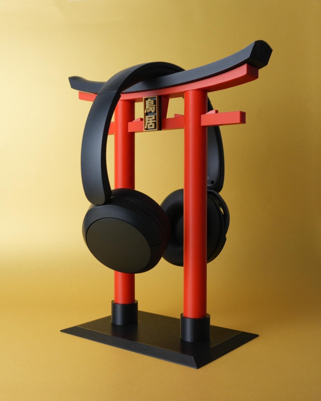 Headphone Stand Japanese Torii Gate | 3D Printed Headset Stand for Desk ...