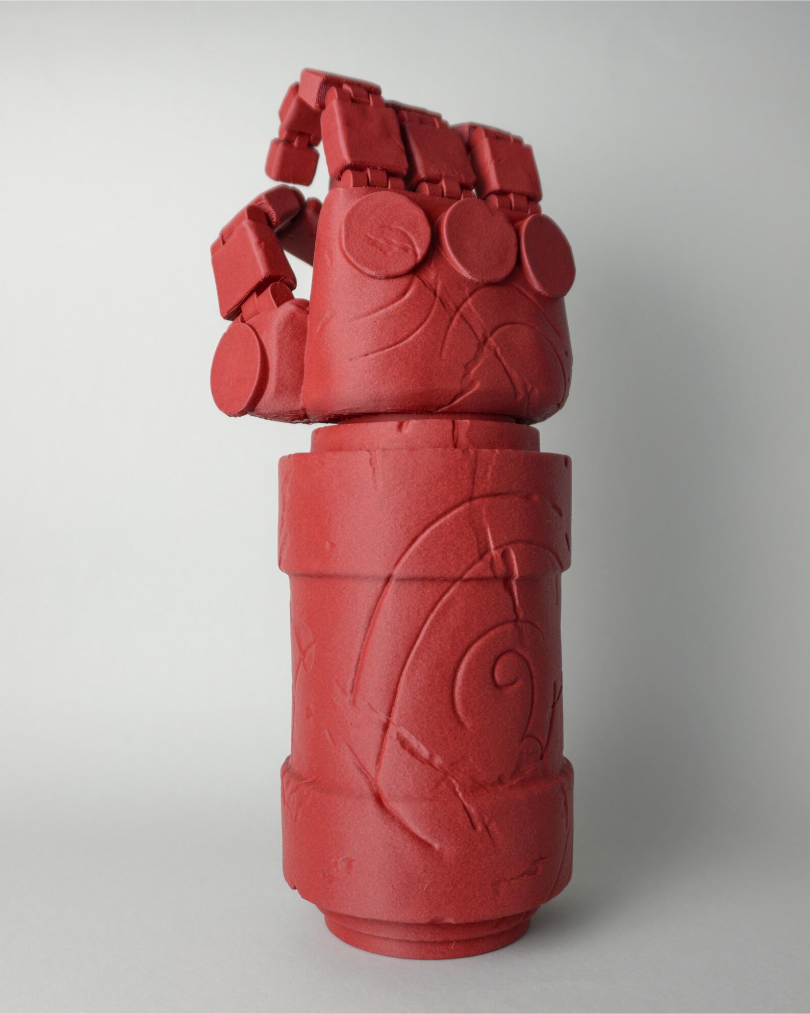 Headphone Stand Hellboy's Right Hand of Doom | 3D Printed Hellboy Arm ...