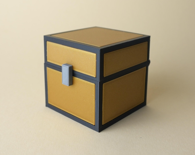 Minecraft Chest Storage Box | 3D Print Table Organiser, Desk ...