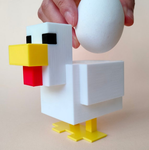 Minecraft Chicken Egg Pixel Art