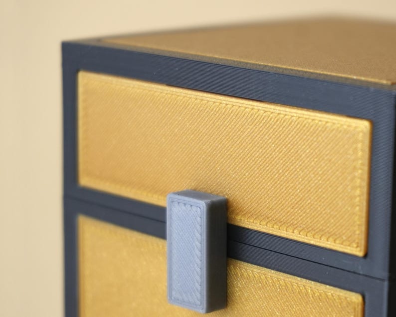 Minecraft Chest Storage Box | 3D Print Table Organiser, Desk ...