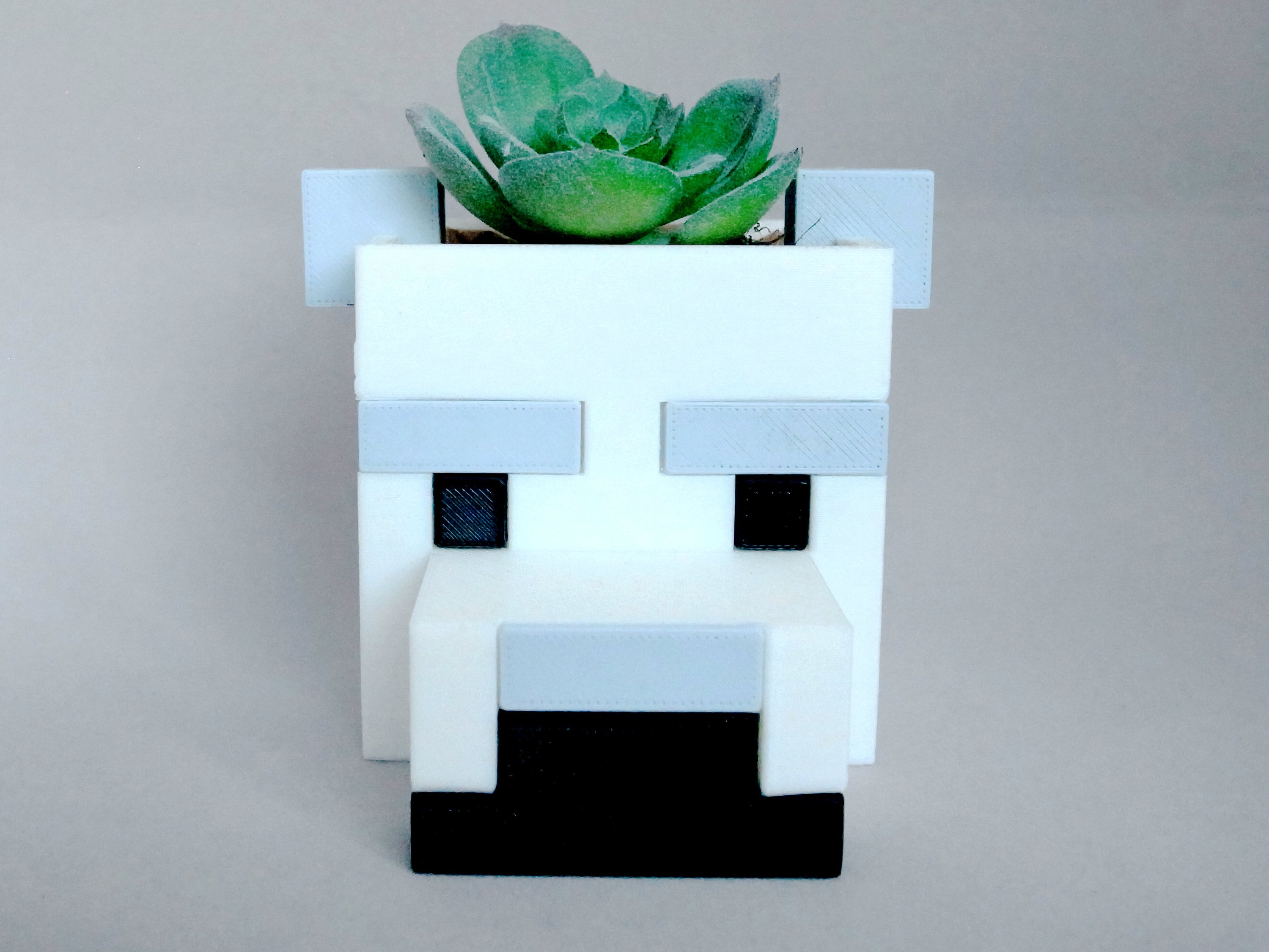 Minecraft Polar Bear Planter 3D Printed Plant Pot/eisbär - Etsy