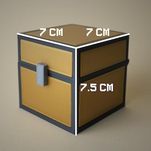 Minecraft Chest Storage Box | 3D Print Table Organiser, Desk ...