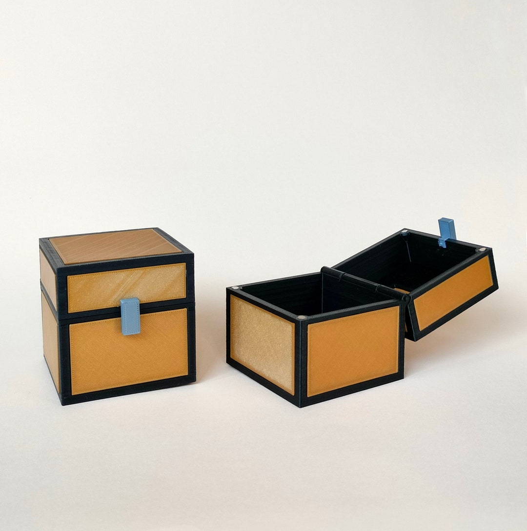 Minecraft Chest Storage Box 3D Print Table Top Organiser - Etsy Canada
