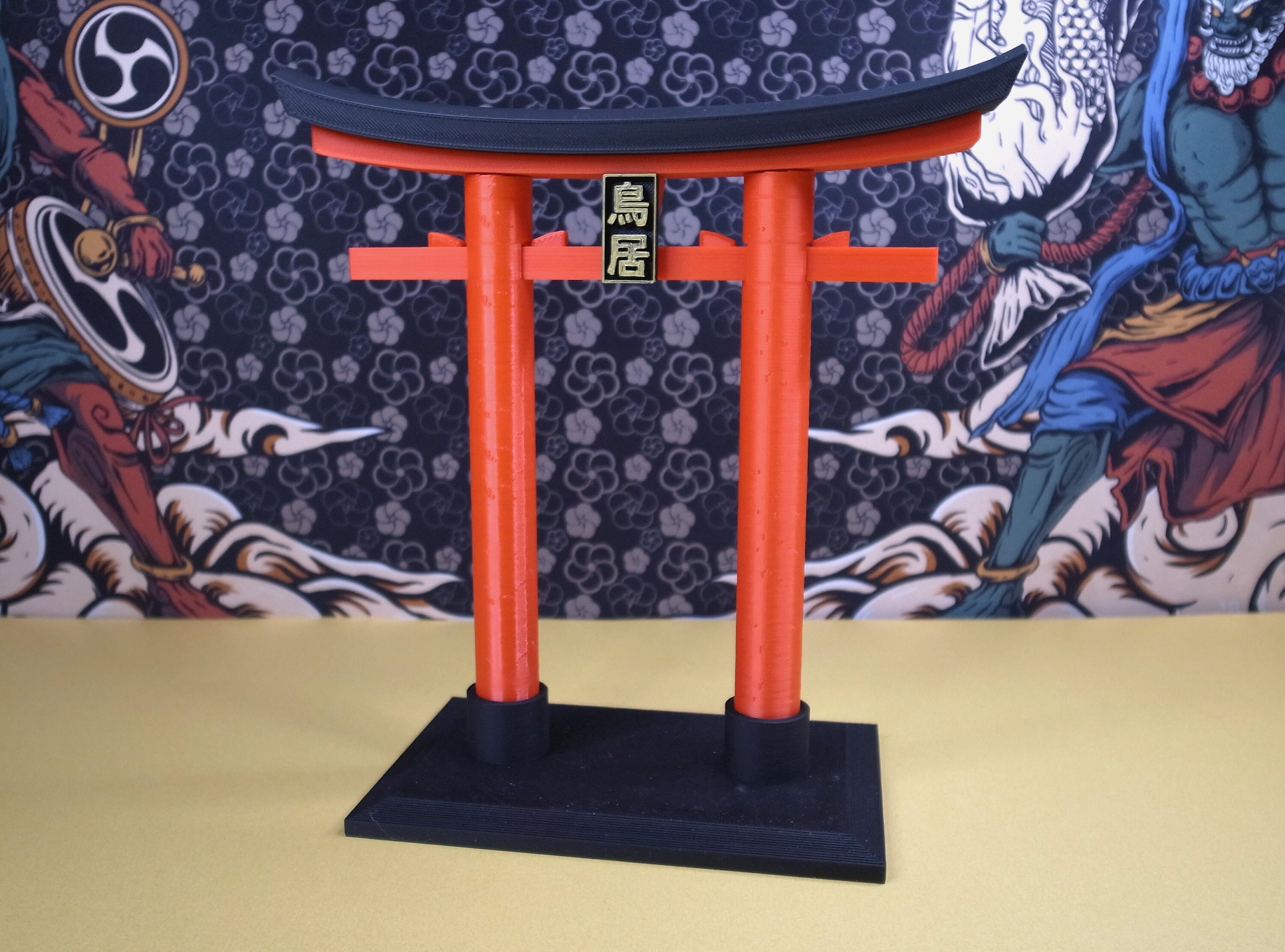 Headphone Stand Japanese Torii Gate 3D Printed & Assembled - Etsy