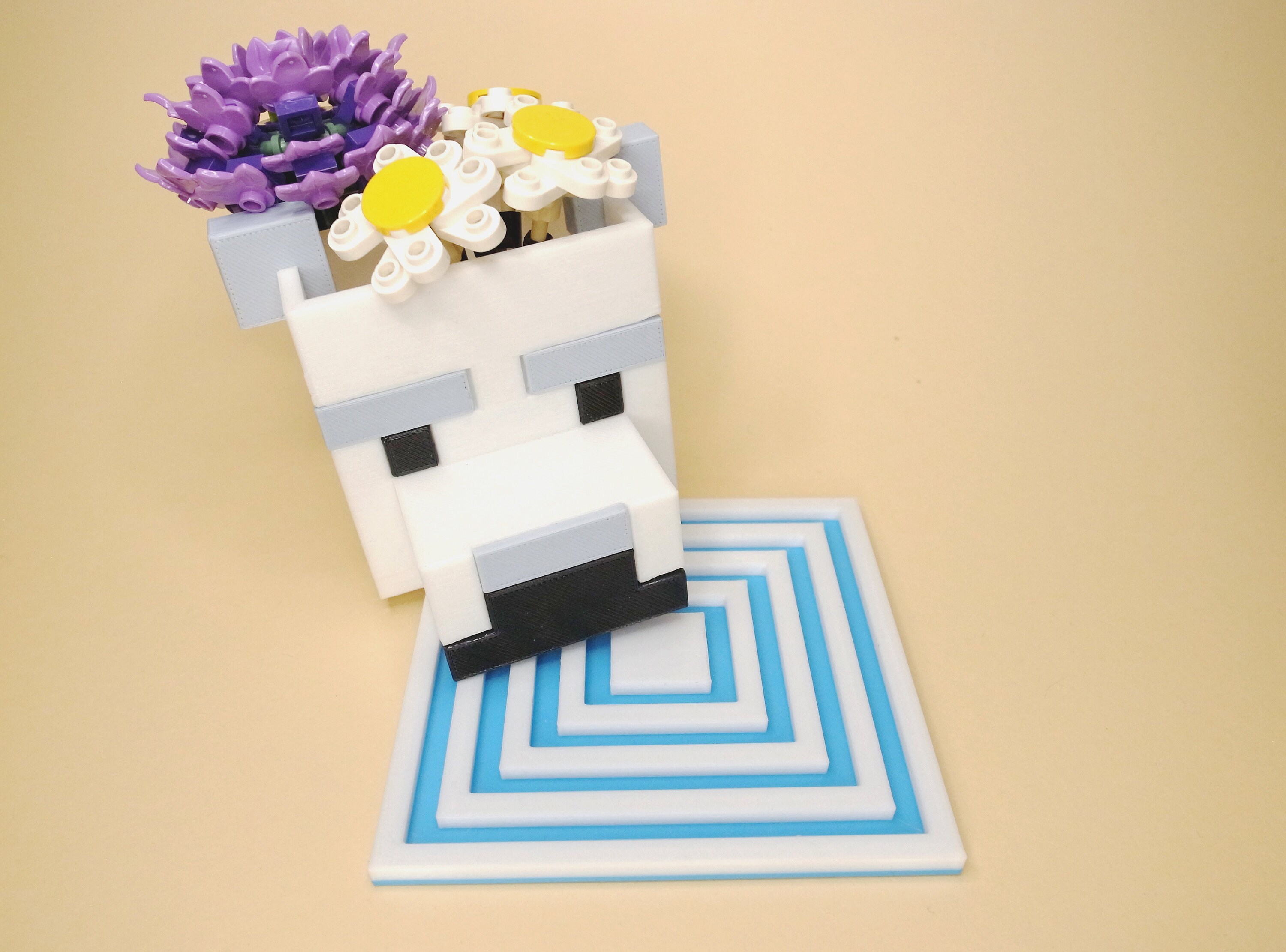 Minecraft Polar Bear Planter 3D Printed Plant Pot/eisbär - Etsy
