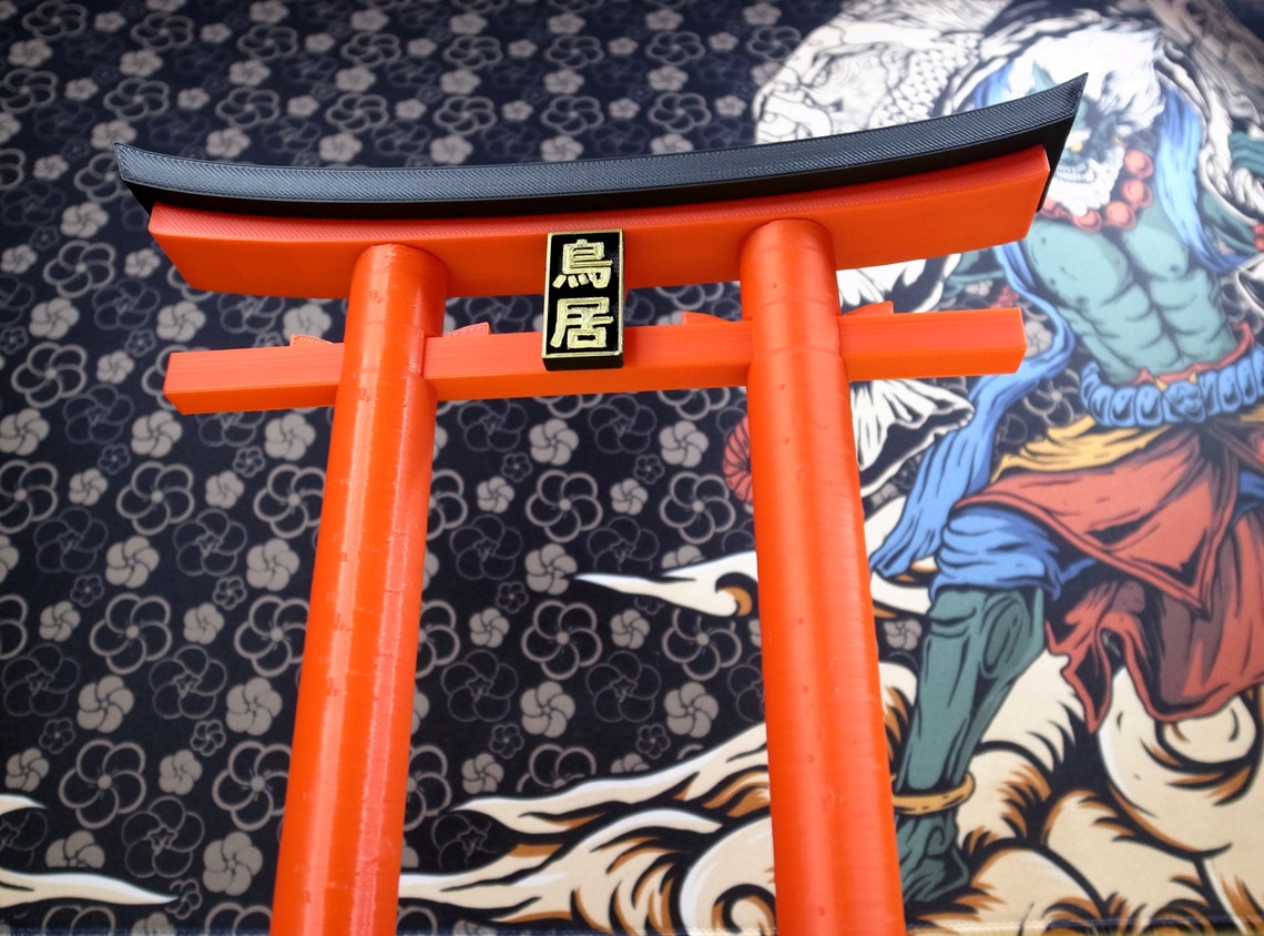 Headphone Stand Japanese Torii Gate 3D Printed & Assembled - Etsy