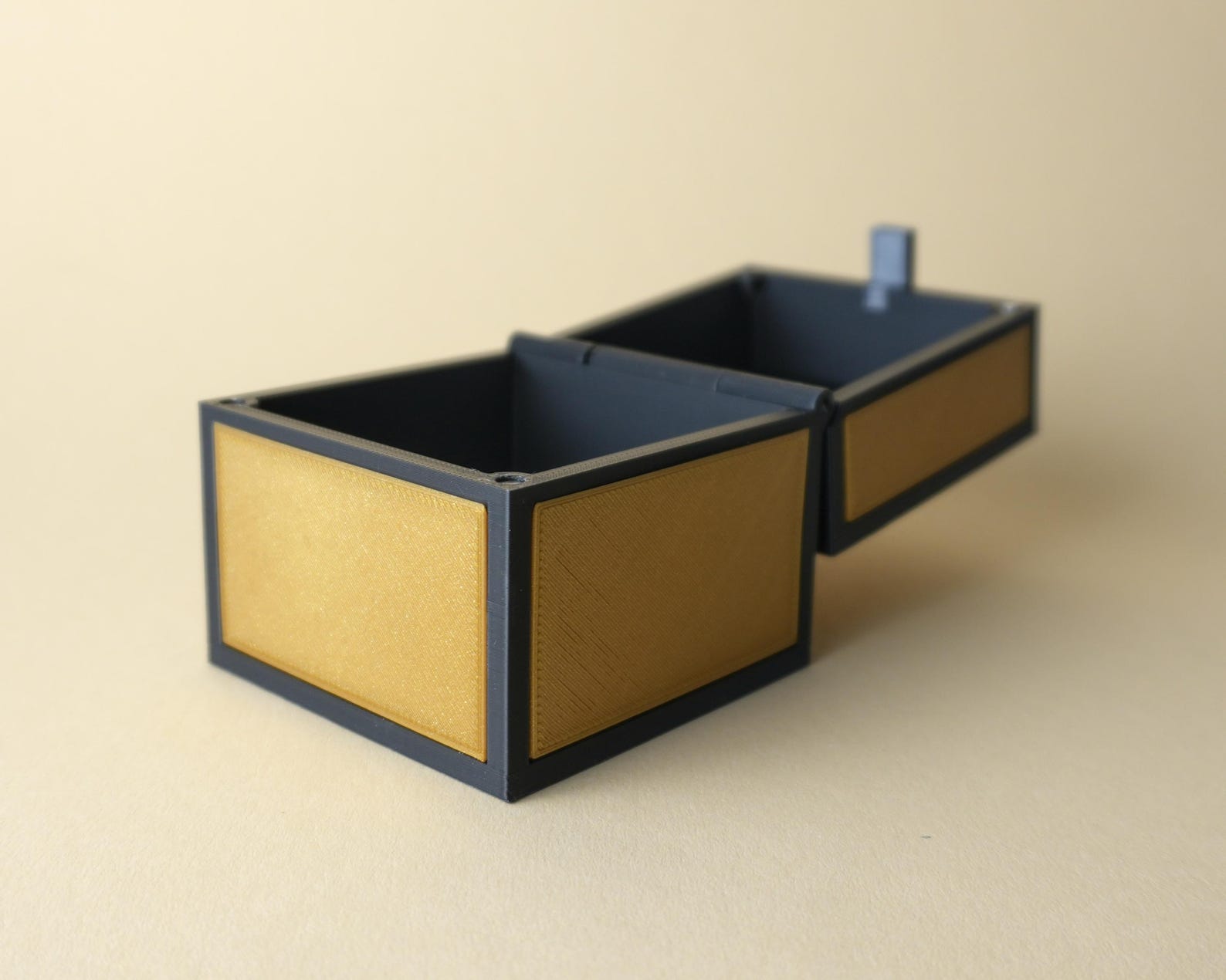 Minecraft Chest Storage Box | 3D Print Table Organiser, Desk ...