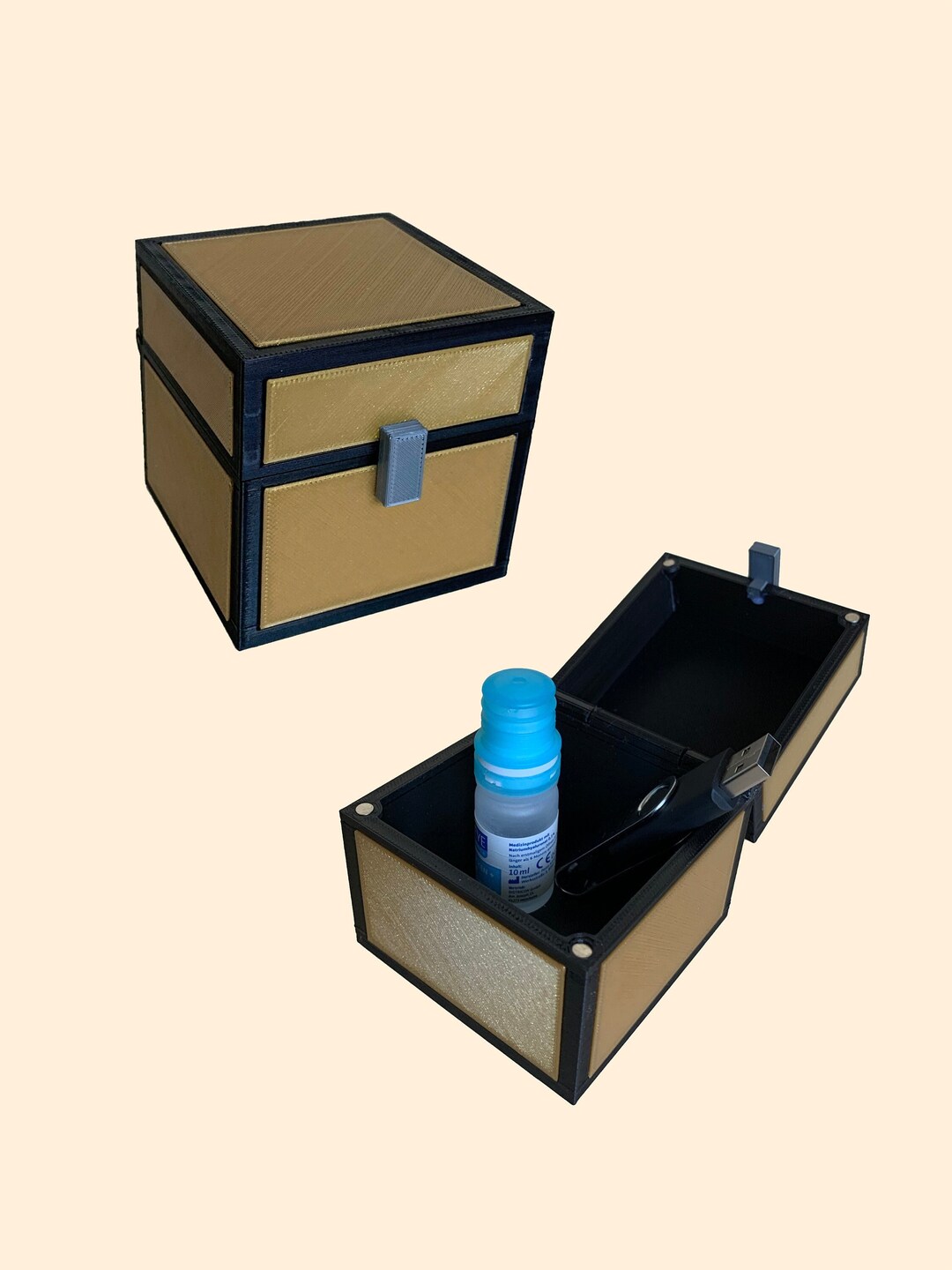 Minecraft Chest Storage Box 3D Print Table Organiser, Desk Accessories ...