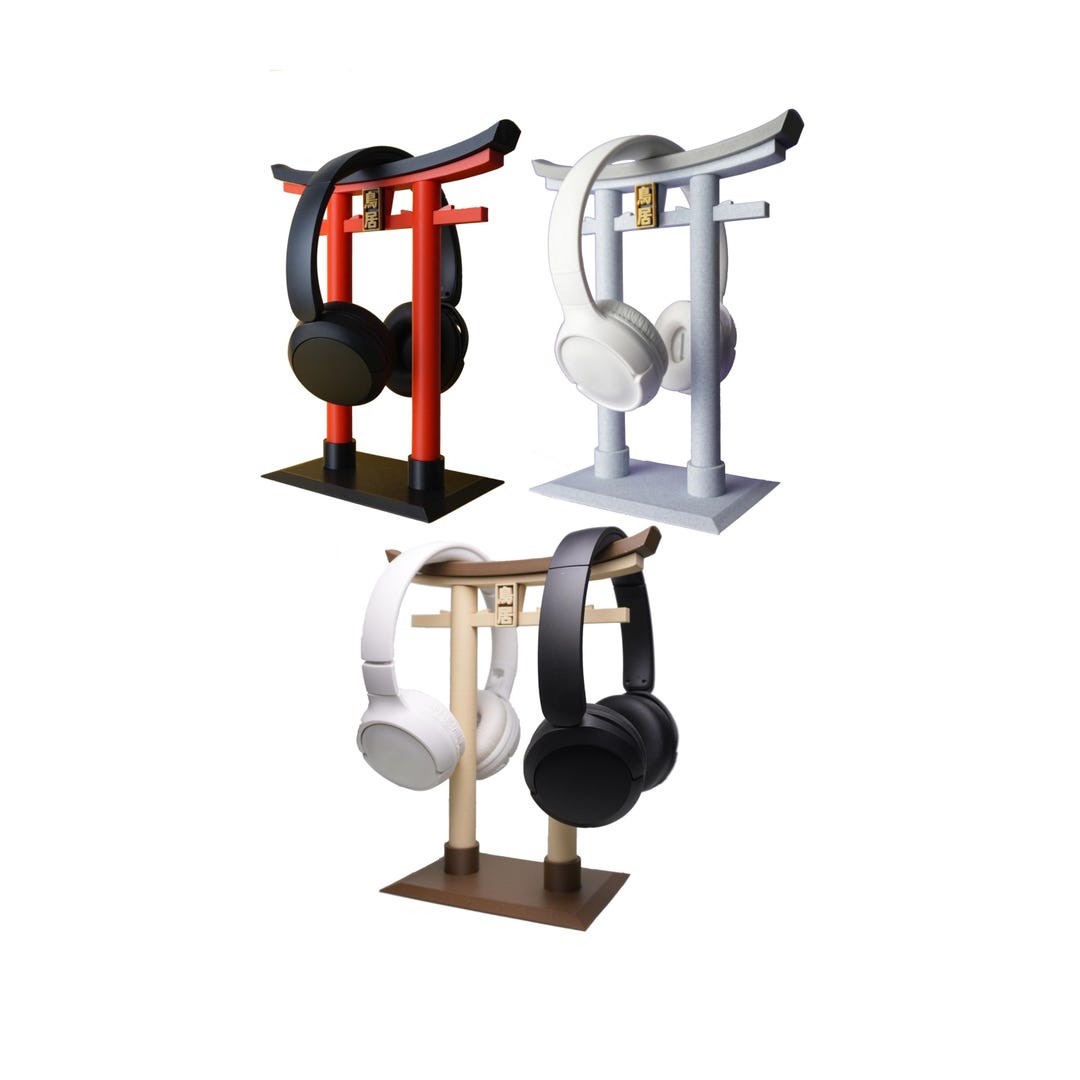 Unique Headphone Stand Torii Gate | Multiple Headset Holder, Earphone ...