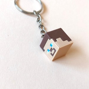 Minecraft Steve Keychain 3D Print Accessories, Gaming Decoration ...