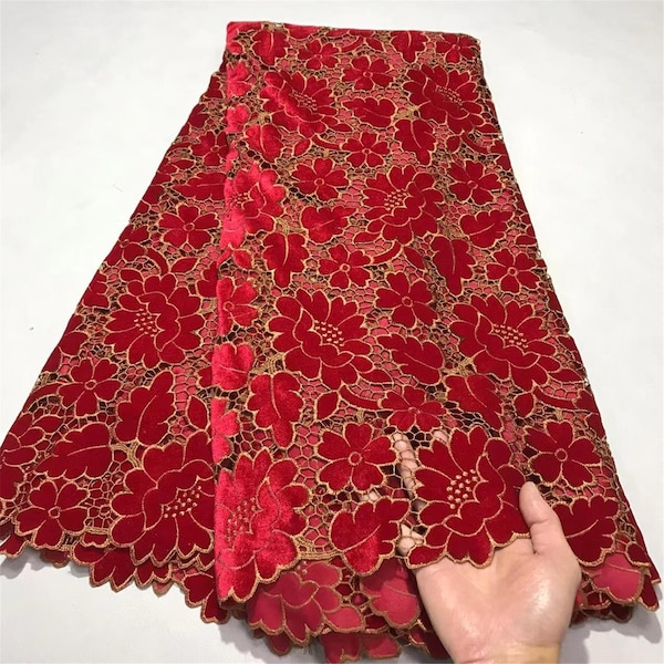 Nigerian Lace Red - Etsy