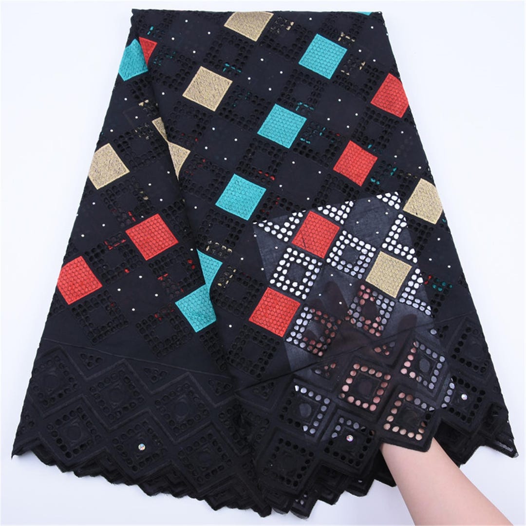 Premium Cotton African Dry Lace Fabric - High-quality Swiss Voile With ...