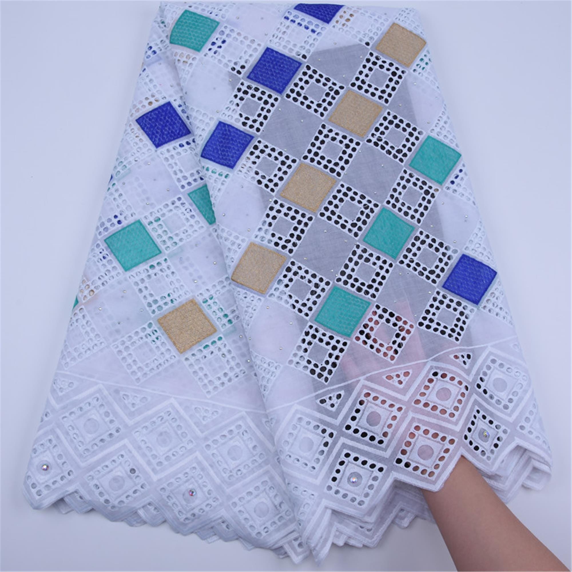 Premium Cotton African Dry Lace Fabric - High-quality Swiss Voile With ...