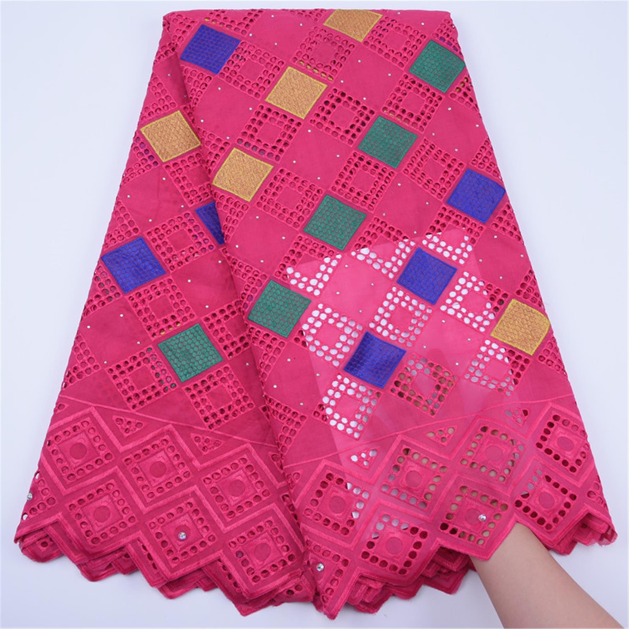 Premium Cotton African Dry Lace Fabric - High-quality Swiss Voile With ...
