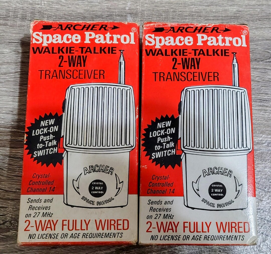Archer-space Patrol Walkie Talkies - Etsy