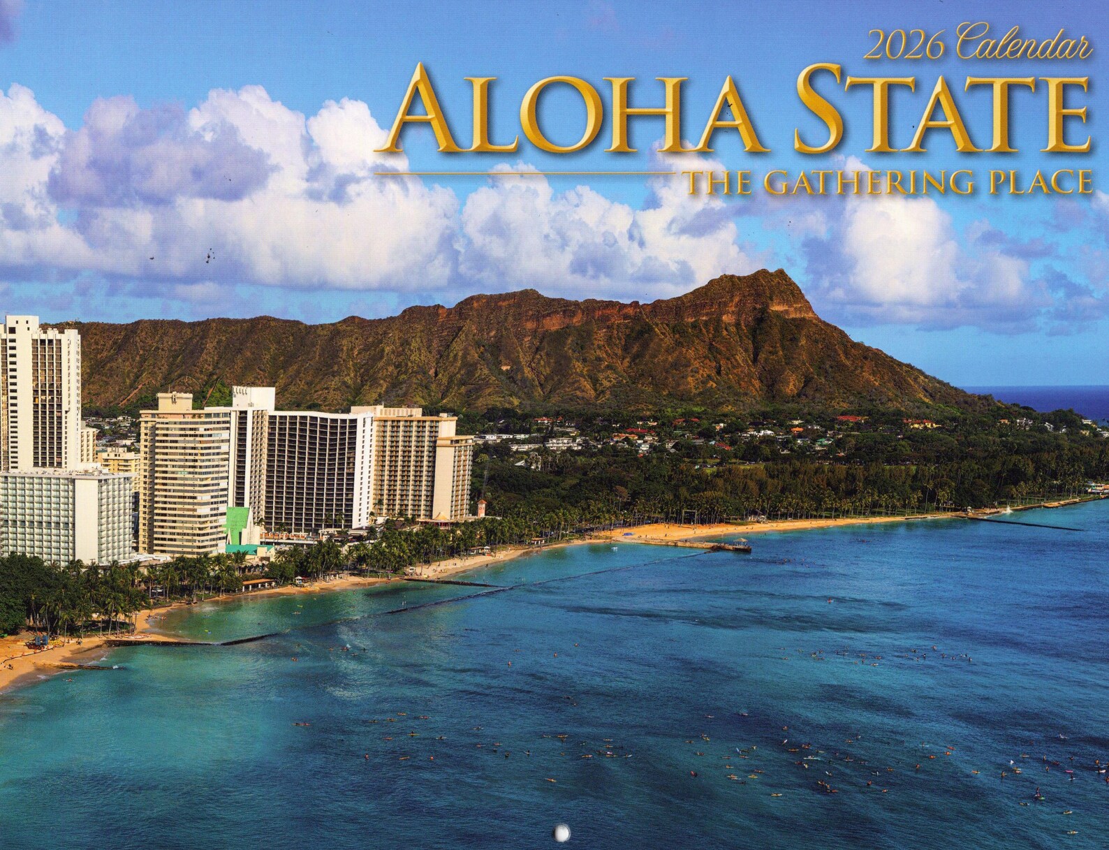 2026 Aloha State (oahu the Gathering Place) Monthly Wall Calendar 8 ...