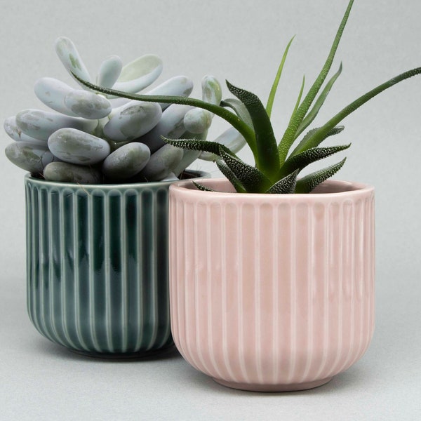 Pink Plant Pot - Etsy UK