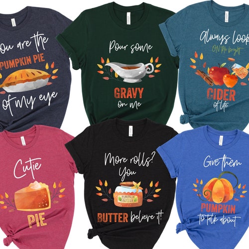 Family Thanksgiving Shirts Thanksgiving Puns Shirt Funny - Etsy