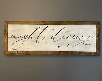 OH HOLY NIGHT 11x14 Antique Hymn Art Print Vintage Verses Sheet Music ...