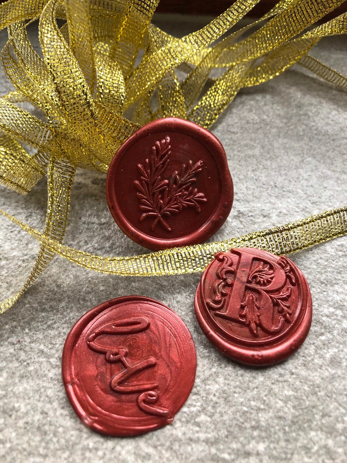 Red Wax Seal Stamps in 3 Designs - Etsy UK