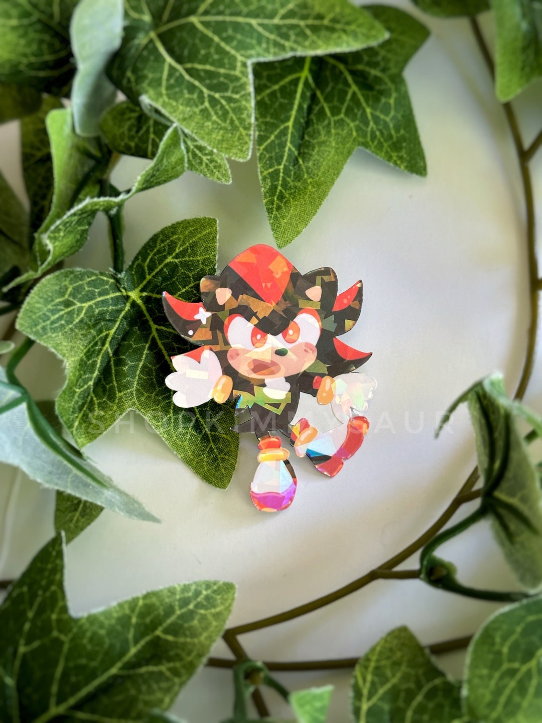 Shadow the Hedgehog Holographic Sticker Video Game Stickers, Cute ...