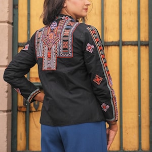 Embroidery Jacket for Women | Boho Festival Coat | Indian Traditional ...