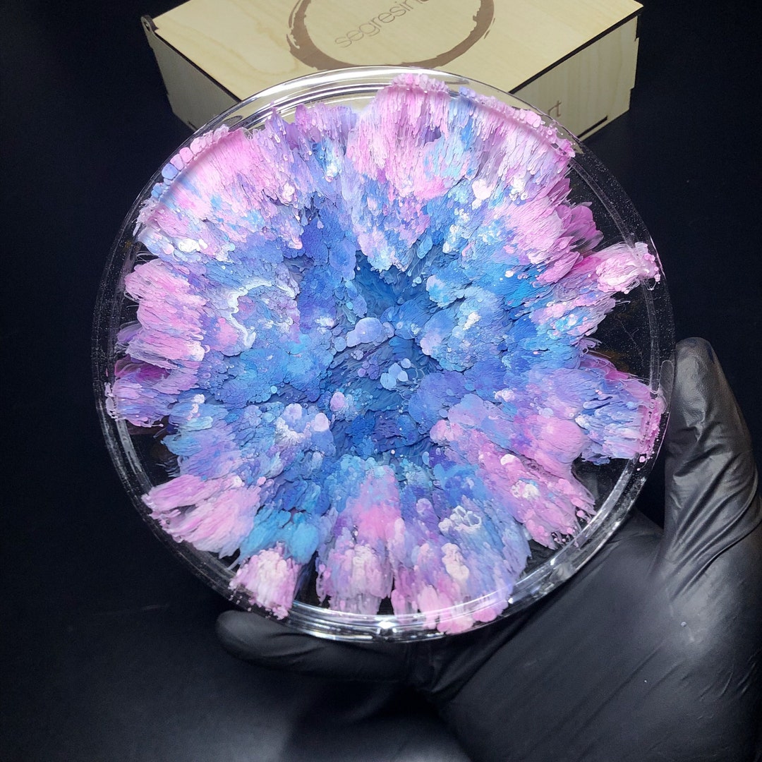 Nebula Ashtray Resin, Epoxy Ashtray, Tobacco Handcrafted Tray, Purple ...