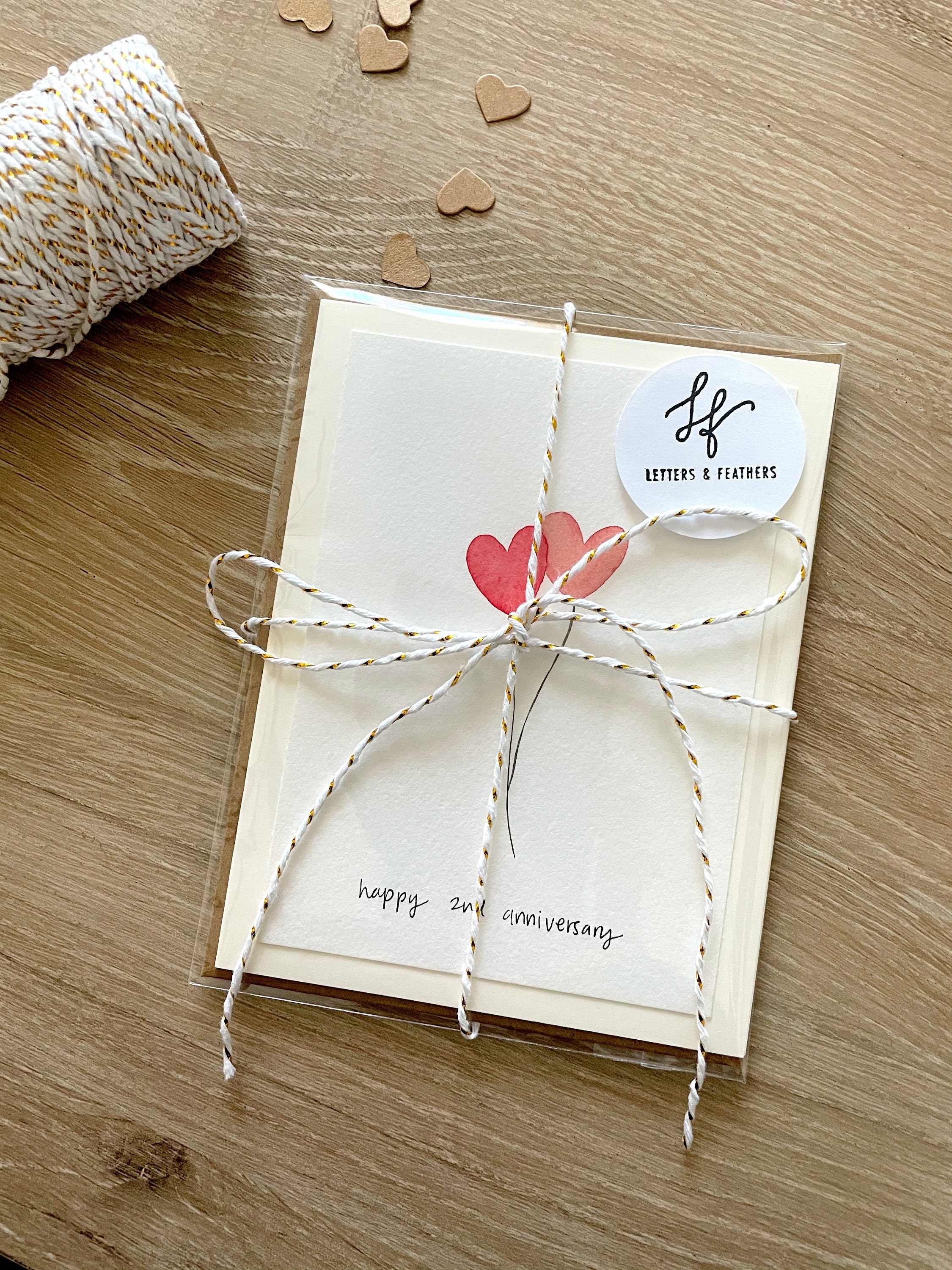 Hand Painted Custom Anniversary Card Personalized Card For | Etsy