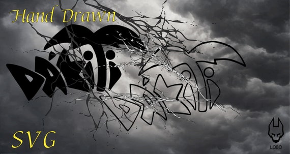 Hand Drawn Bad Bunny Dakiti Font SVG Layered 2 for One | Etsy