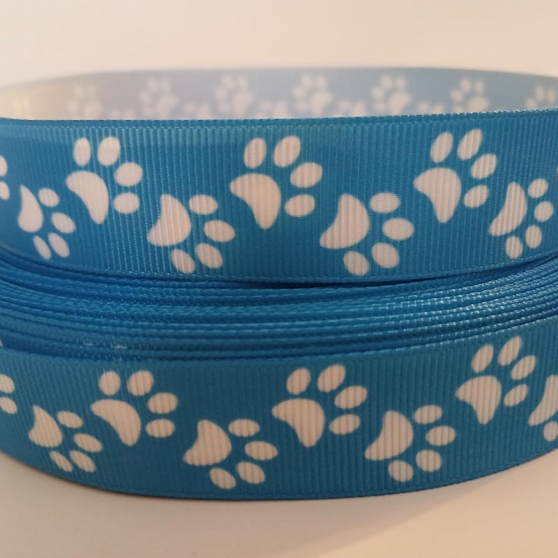Paw Print Ribbon - Etsy