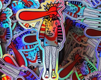 Big Nose Stickers - Etsy