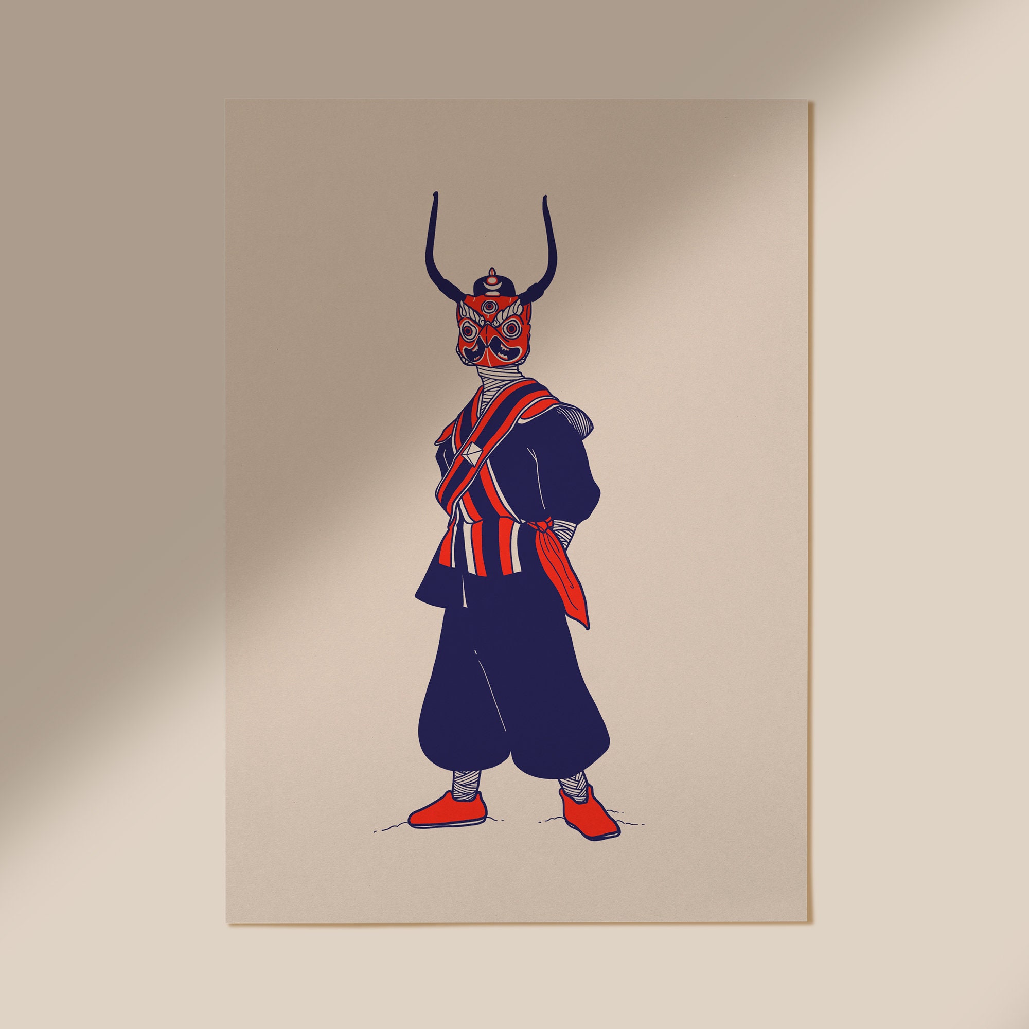 Bhutanese Mask Dancer - High Quality Fine Art Archival Print - A3 A2 - Etsy