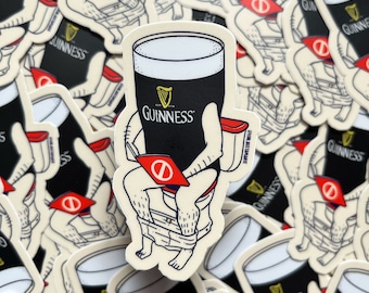 Guinness Stickers - Etsy UK