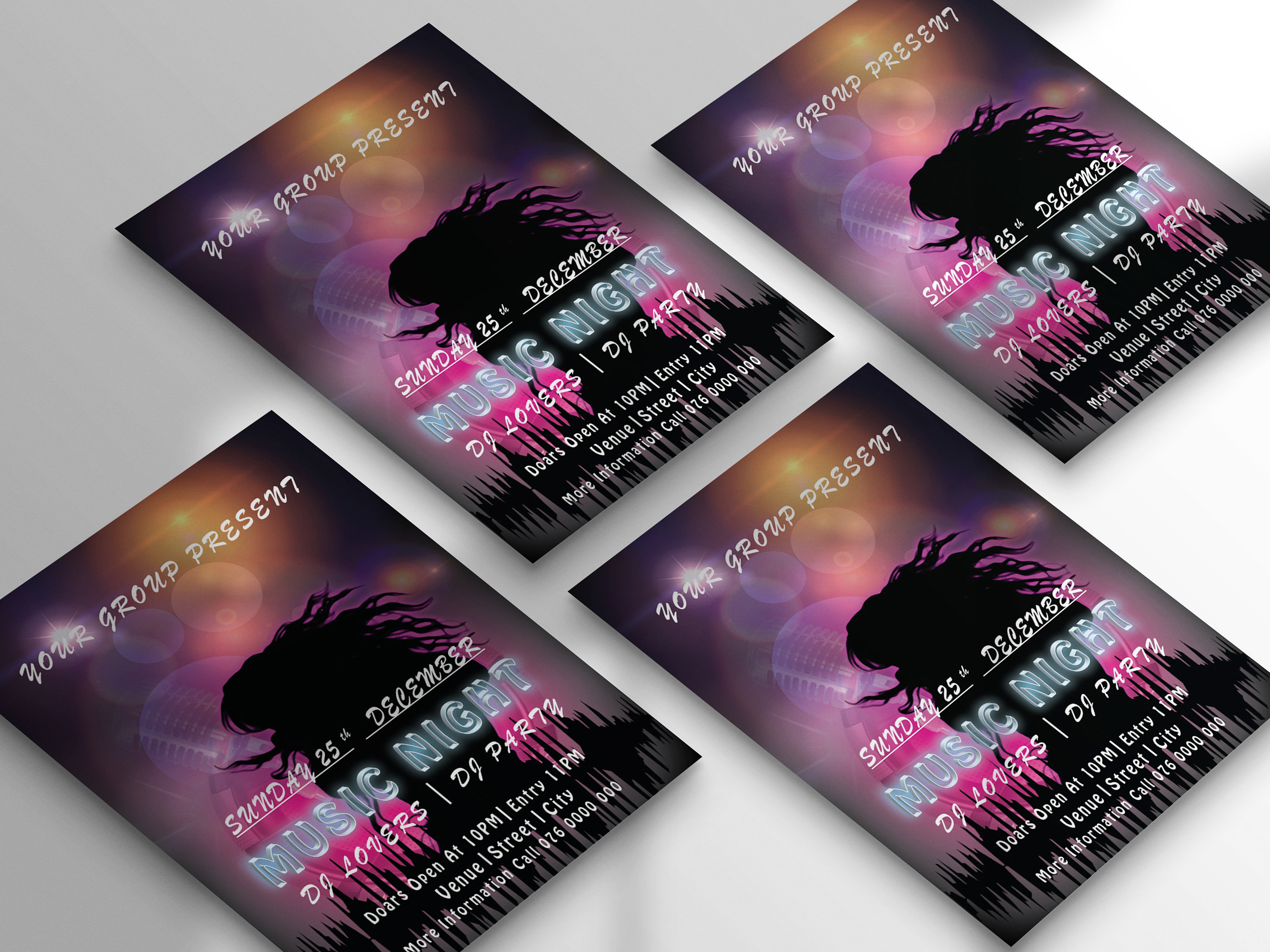 Custom digital flyer design your own flyer brochure | Etsy