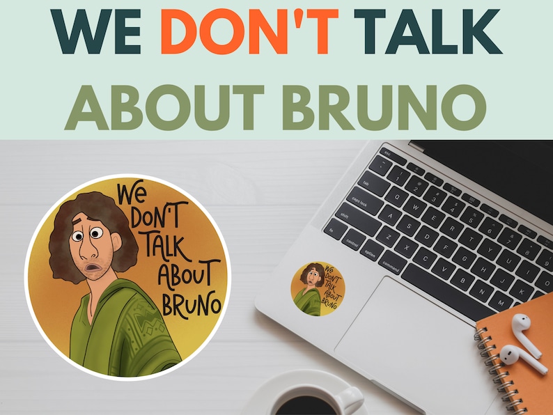 Encanto No Hablamos de Bruno / Disney Fan Art / Vinyl Sticker - Etsy España