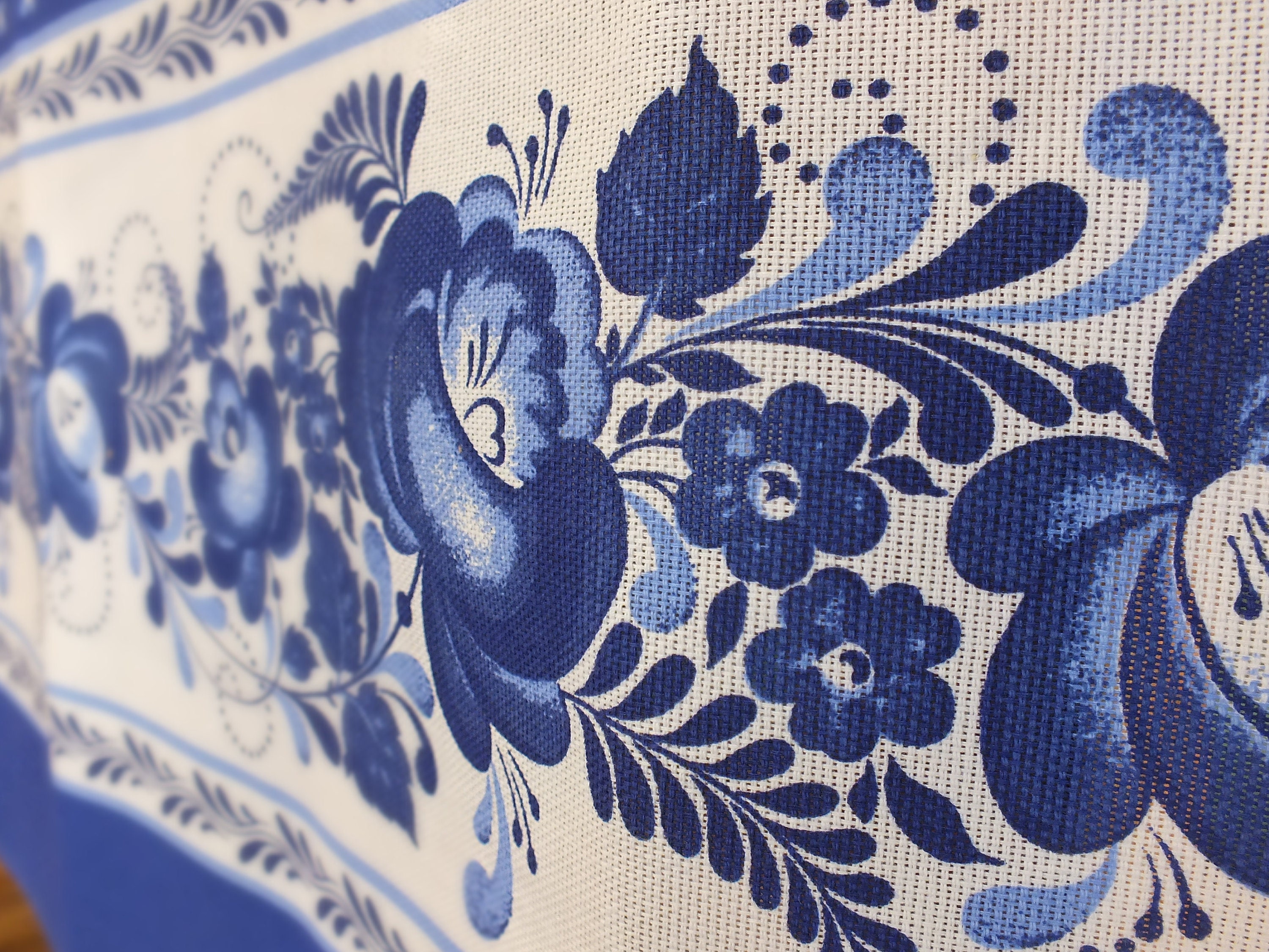 Russian Blue Gzhel Tablecloth Square 59x59 / 1.5 X 1.5m - Etsy