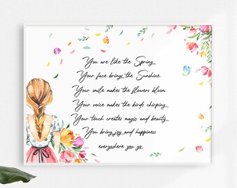 Printable Love Poem | Etsy