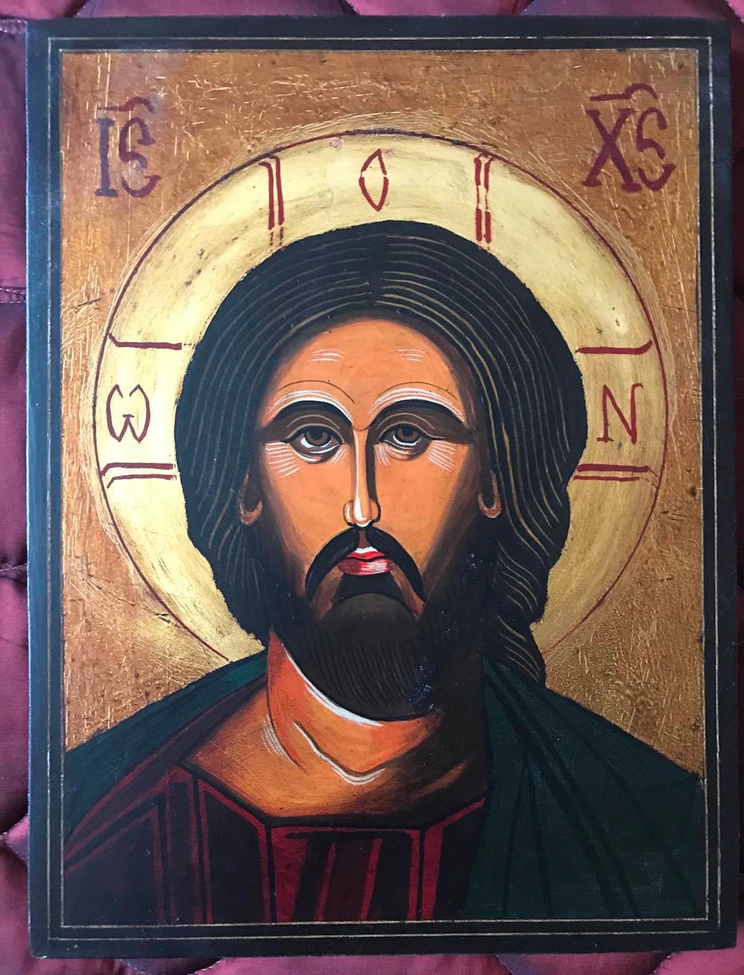 Orthodox Handmade, Hand-painted Icon Depicting Jesus Christ - Etsy